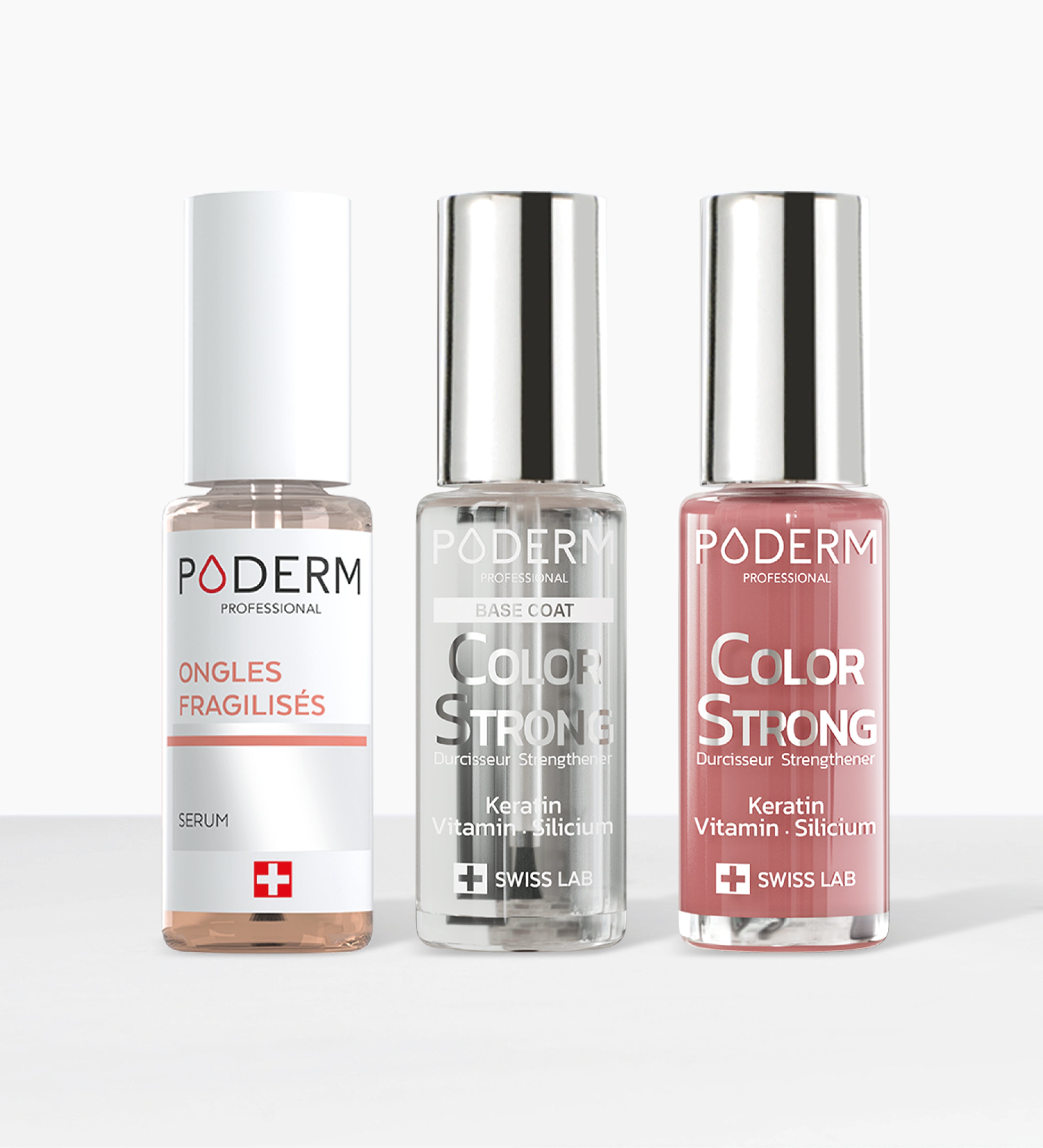Chemotherapy-Weakened Nails Trio – Silicon Nail Polish – PODERM®
